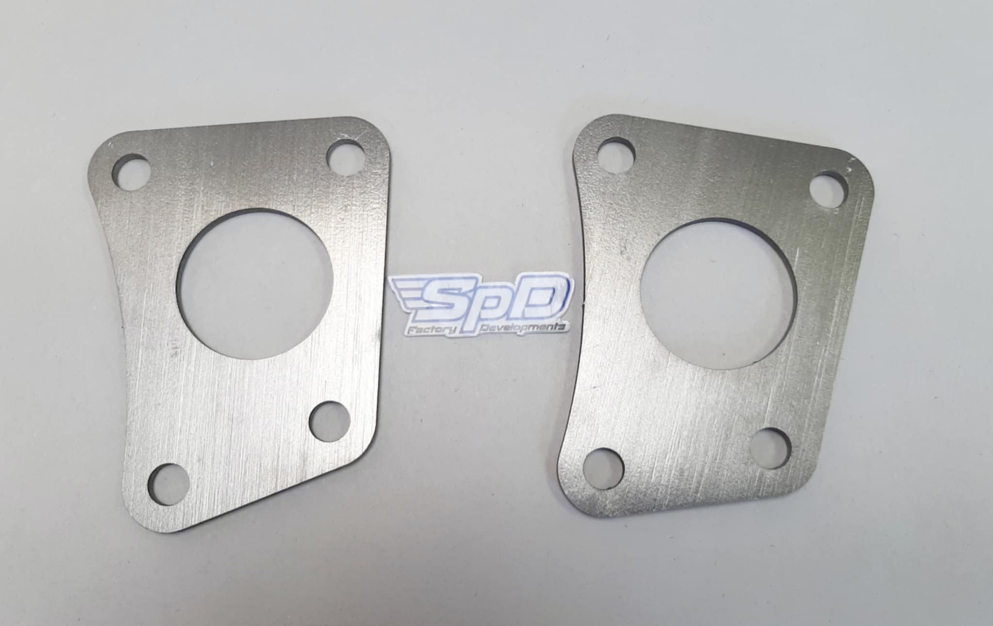 1973-74 CR250 Titanium Front Engine Plate Set. – SpD Factory Developments