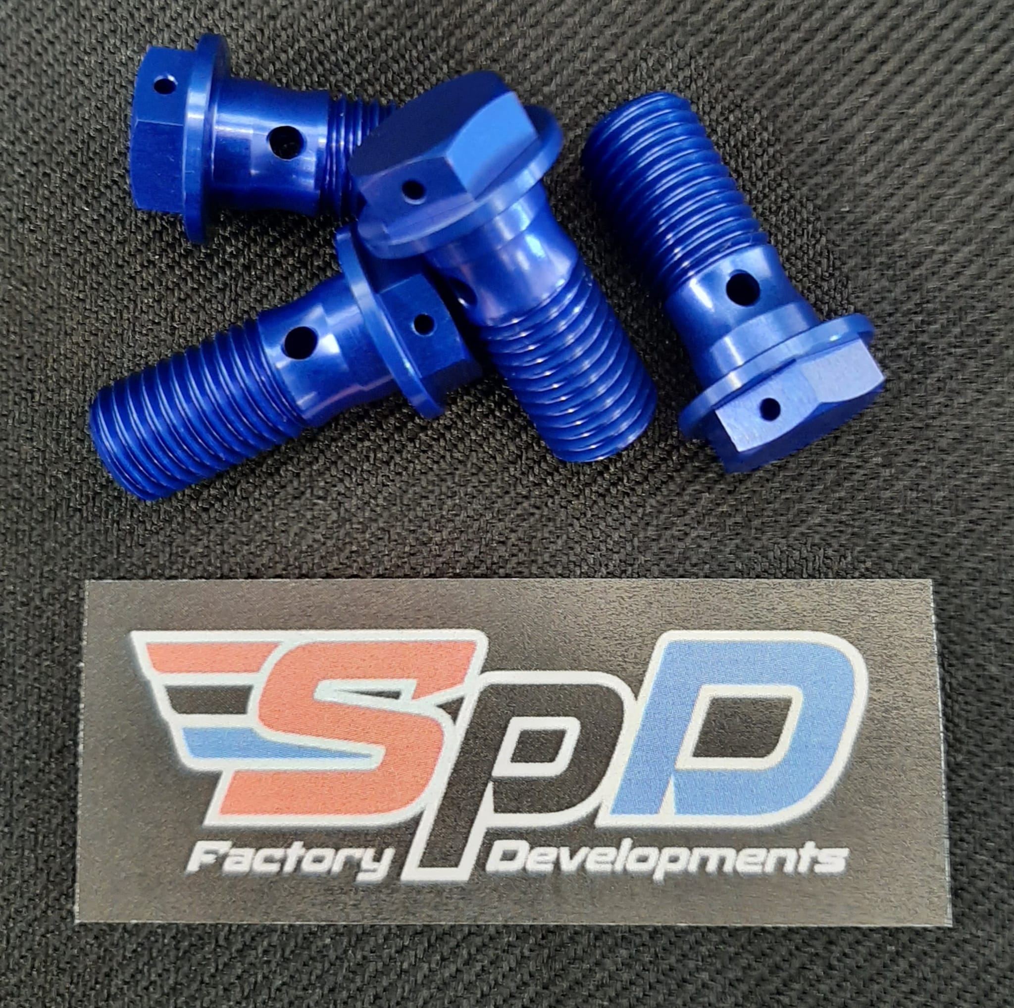 HRC spec Billet Alloy banjo bolt. – SpD Factory Developments