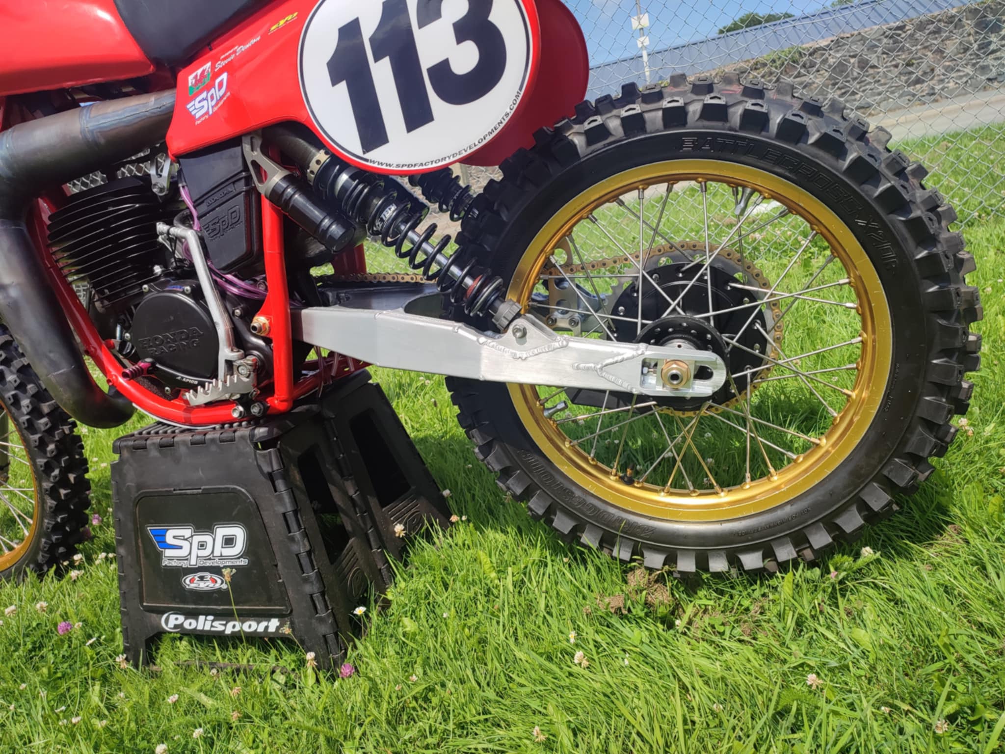 Alloy Swingarm. 1978-'80 Honda CR250 – SpD Factory Developments